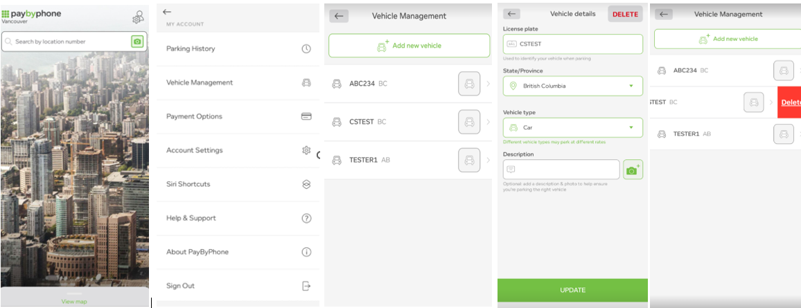Add or Remove Vehicle – Help Center