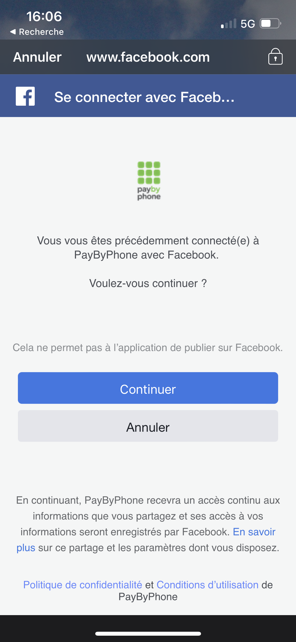 Se connecter avec Facebook – Centre d'aide
