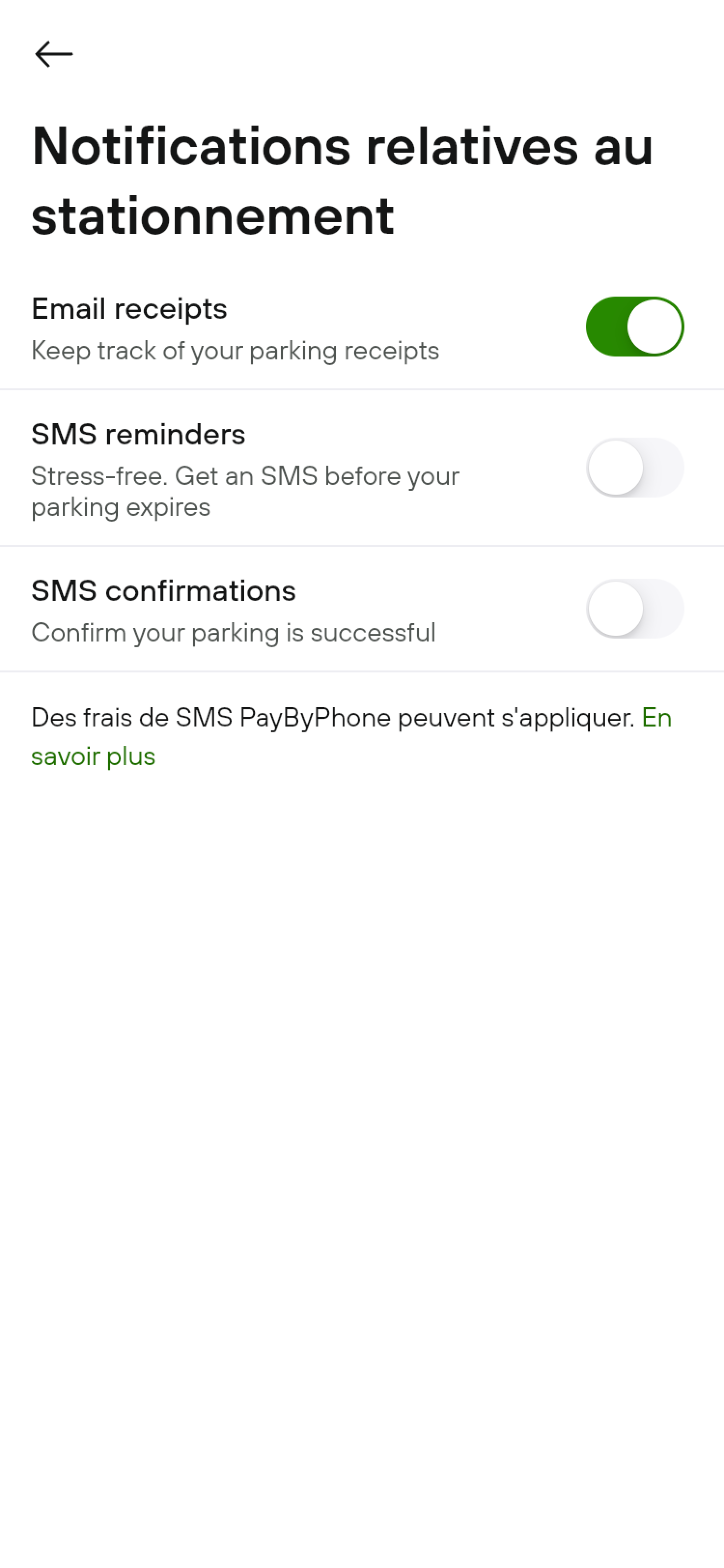 Guide d'utilisation Android – Centre d'aide